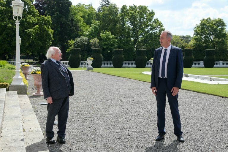 Statement from President Higgins following a meeting with Tony Duffin ...